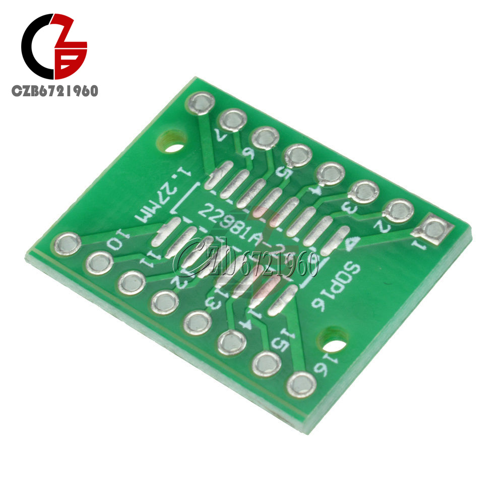 20pcs SOP16 SSOP16 TSSOP16 To DIP16 0.65/1.27mm IC Adapter PCB Board ...