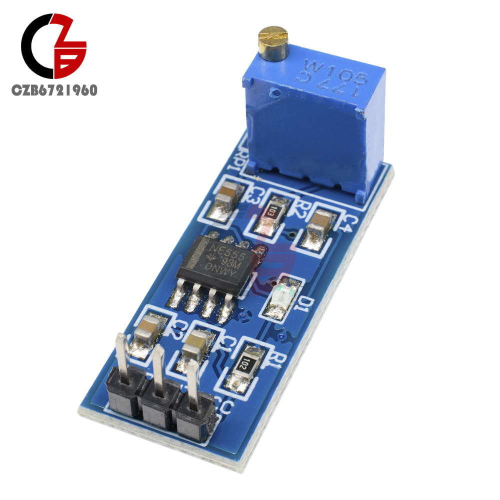 NE555 Pulse Signal Generator Module Frequency Adjustable For Arduino ...