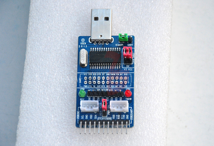 ALL IN 1 Multifunction USB to SPI/I2C/IIC/UART/TTL/ISP Serial Adapter ...