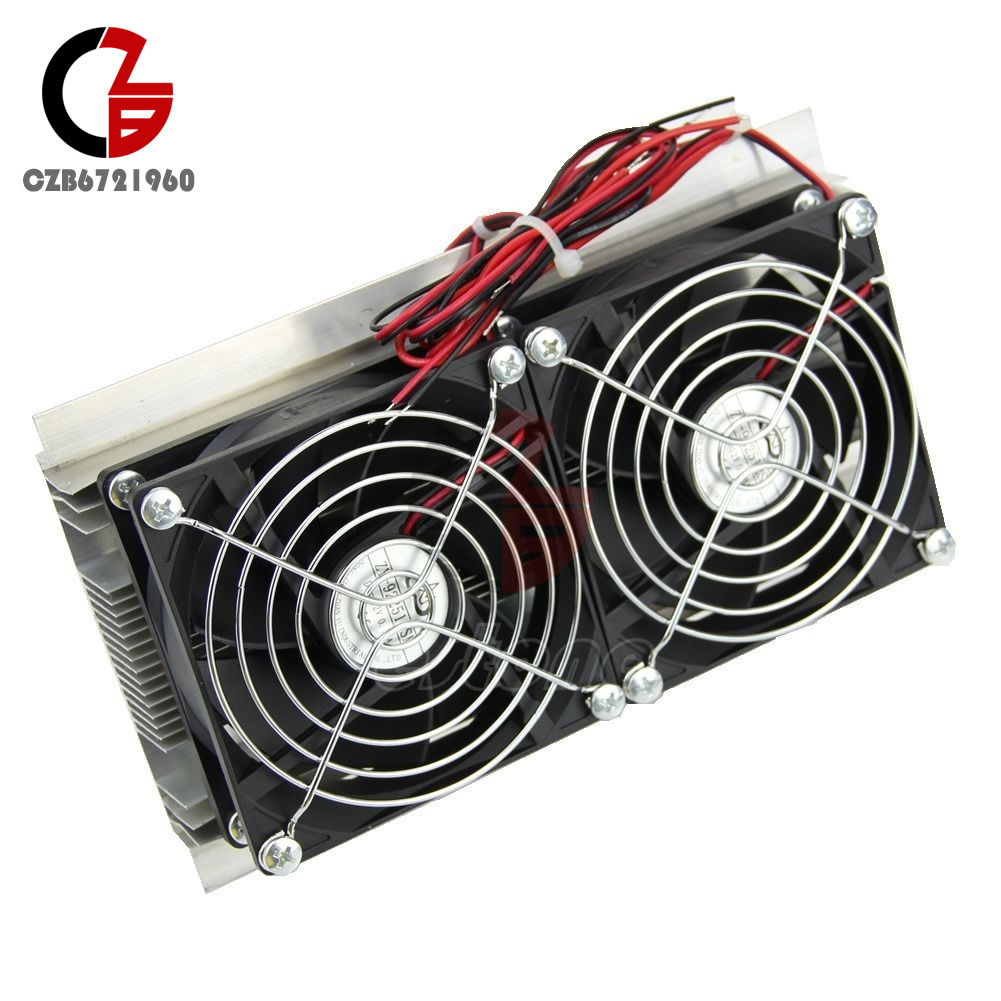 120W Cooler Double Fan Thermoelectric Peltier Refrigeration Cooling ...