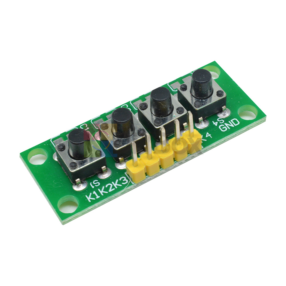 1x4 4 Keys Button Keypad Keyboard 5pin Breadboard Module For Arduino 4037