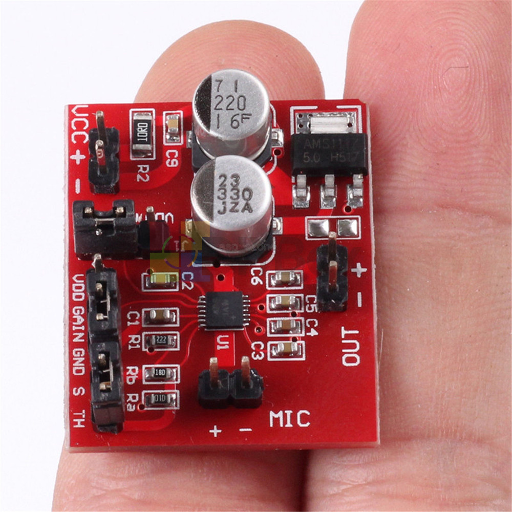 Max9814 Electret Microphone Amplifier Module Agc Function Dc 3 6 12v For Arduino Ebay