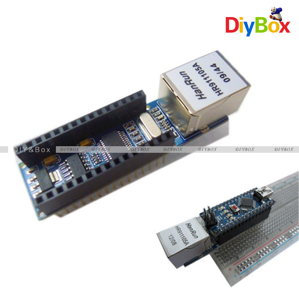 ENC28J60 W5100 Ethernet LAN MINI Ethernet Network Module for Arduino ...