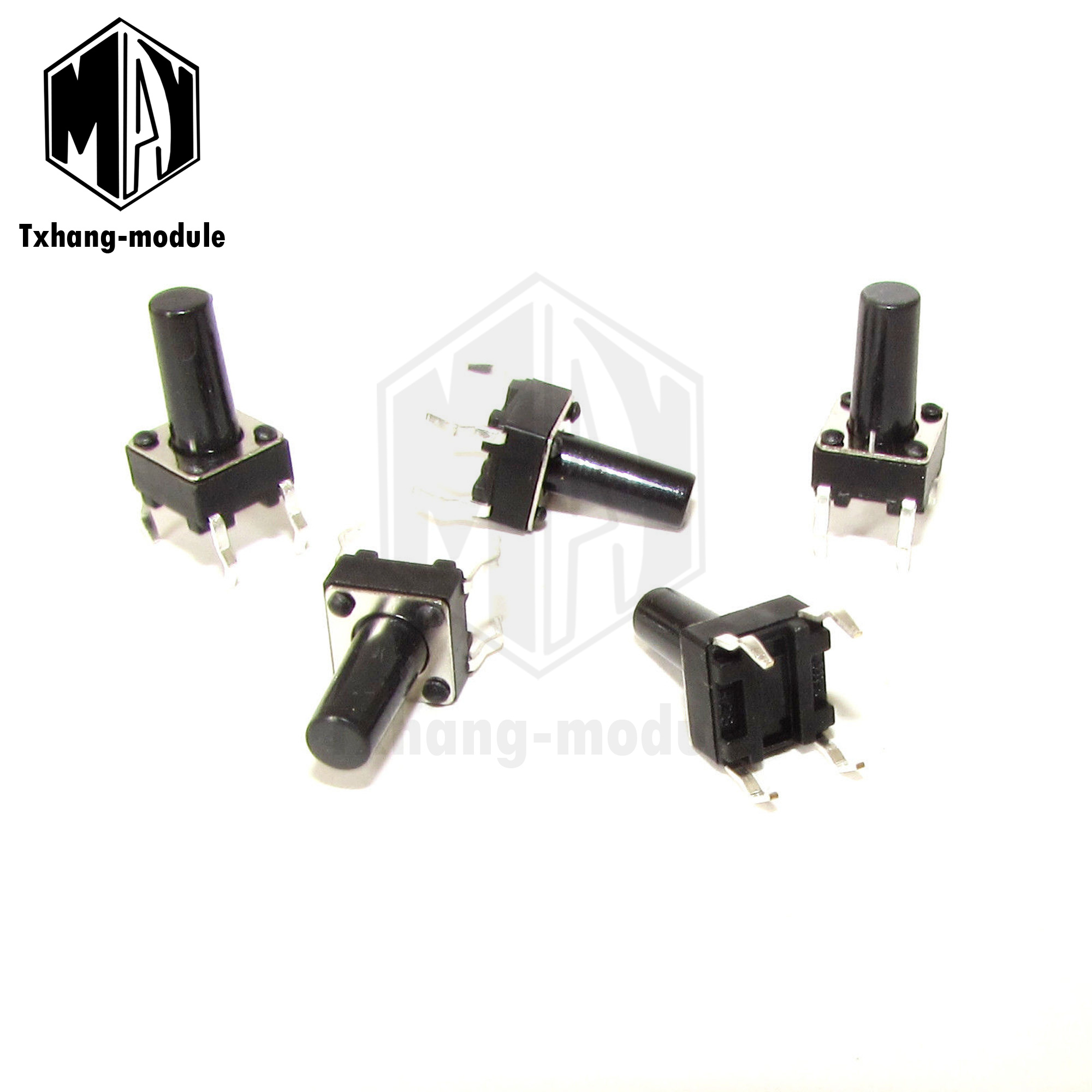 SMD/DIP Push Button Micro Switch Tact 3X6X2.5mm-6X6X17mm 2/4/5 pin new ...