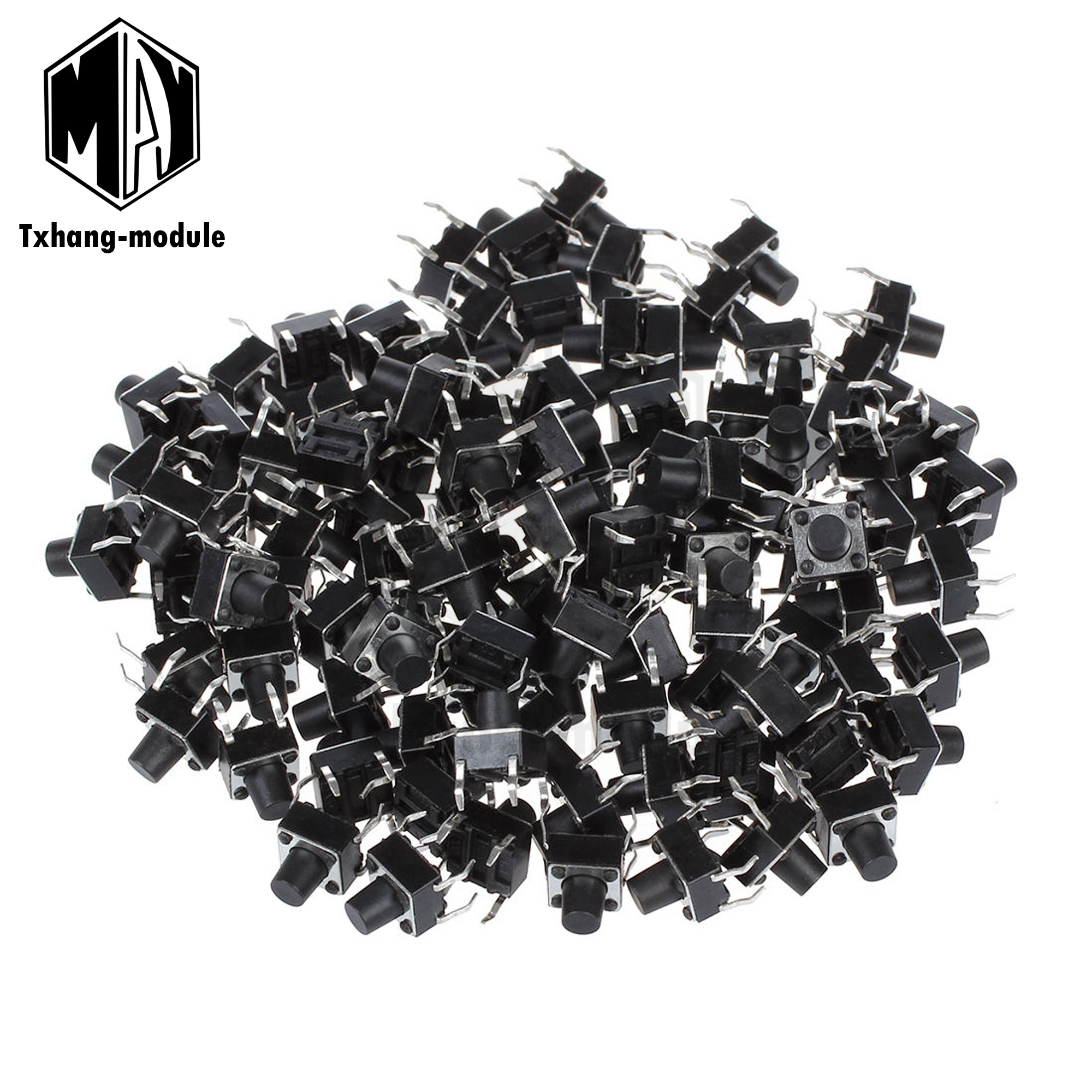SMD/DIP Push Button Micro Switch Tact 3X6X2.5mm-6X6X17mm 2/4/5 pin new ...