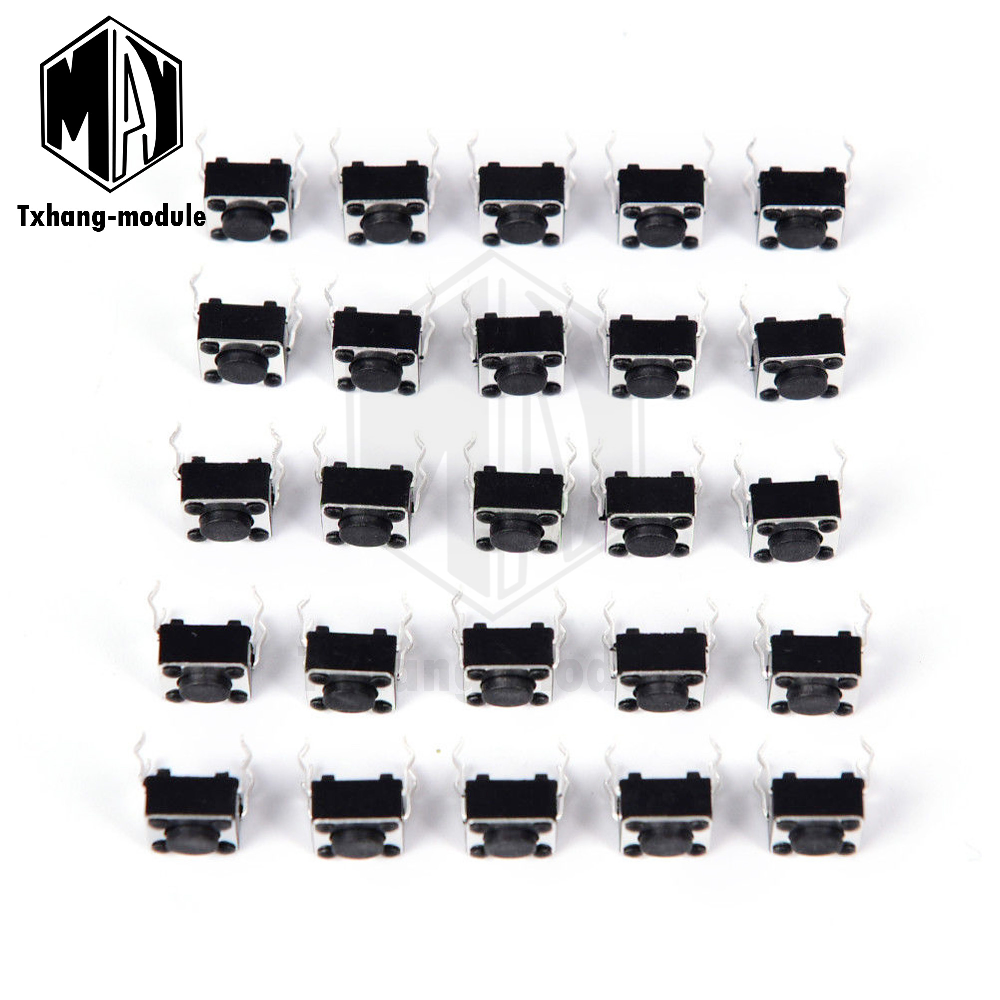 SMD/DIP Push Button Micro Switch Tact 3X6X2.5mm-6X6X17mm 2/4/5 pin new ...