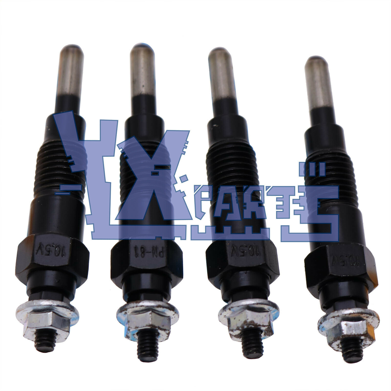 4PCS Glow Plug 15261-65510 for Kubota V1502 V1702 V1902 B1550D B1550E ...
