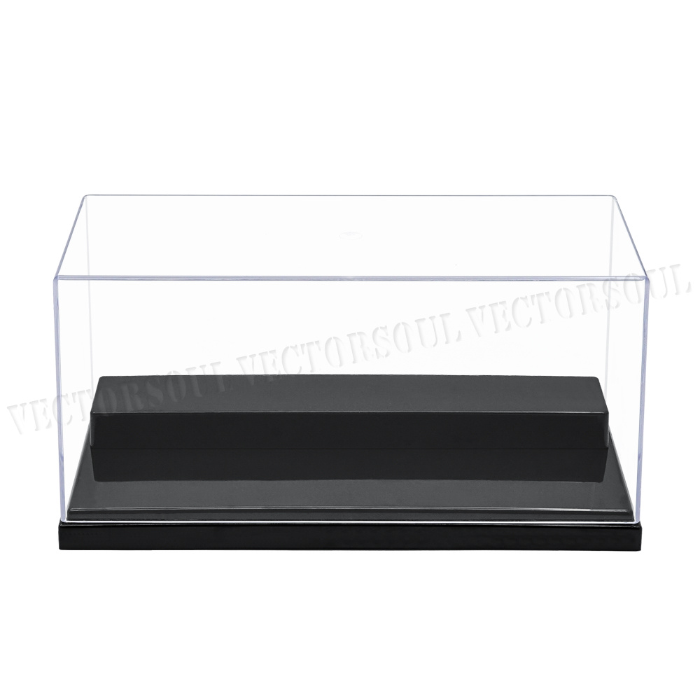 UK Clear Acrylic Display Case Perspex Box Plastic Base Protection ...