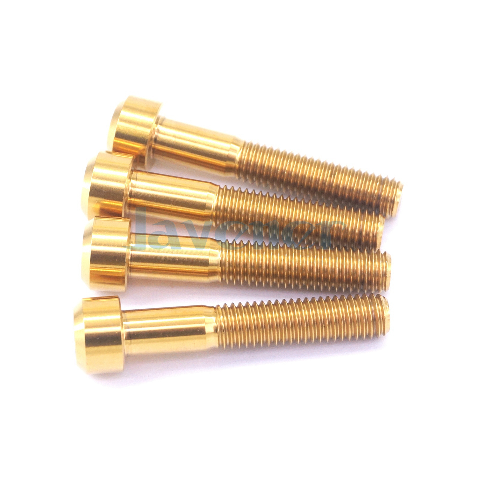 4PCS M8 15mm To 55mm GR5 Titanium Hex Socket Cap Head Bolts For ...