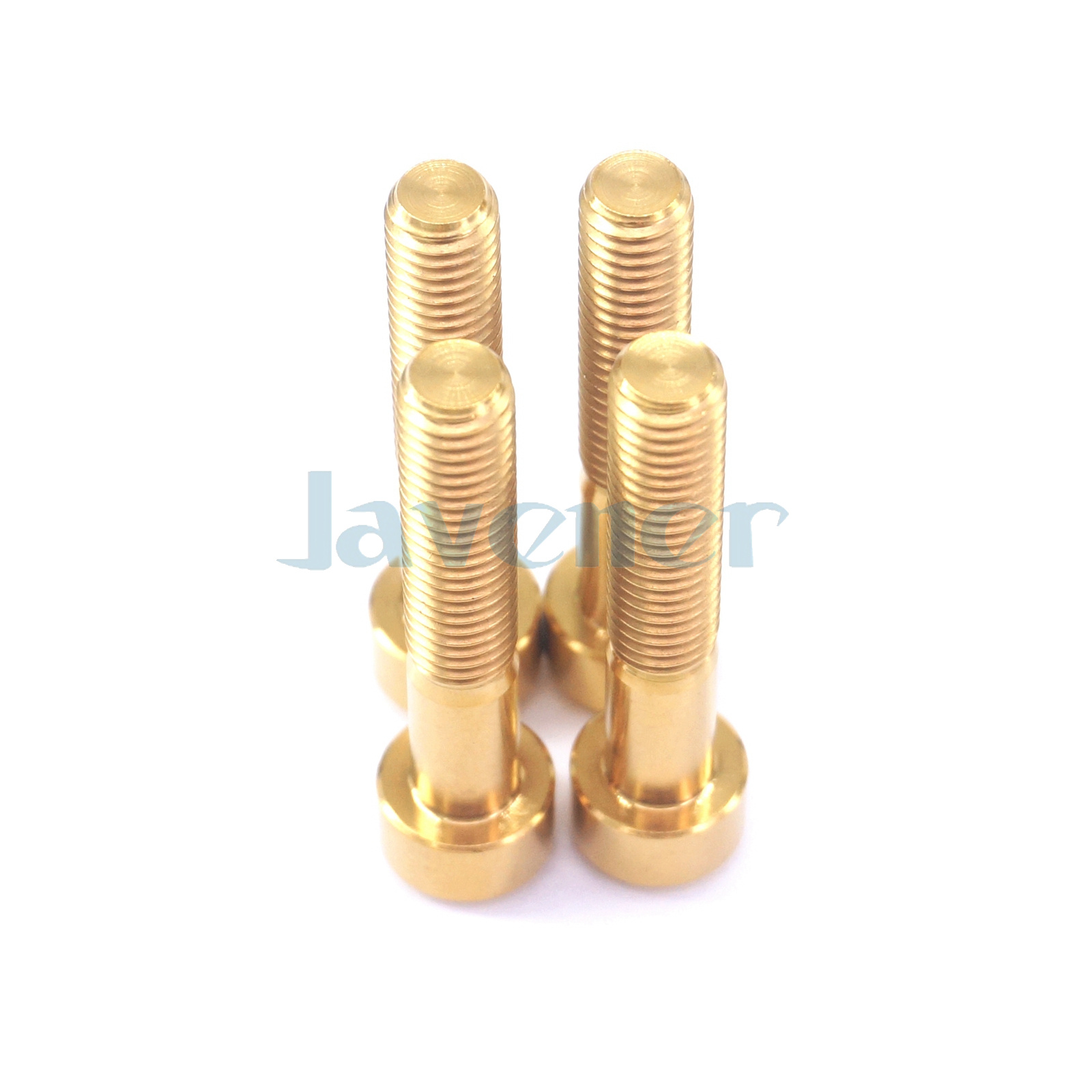 4PCS M8 15mm To 55mm GR5 Titanium Hex Socket Cap Head Bolts For ...