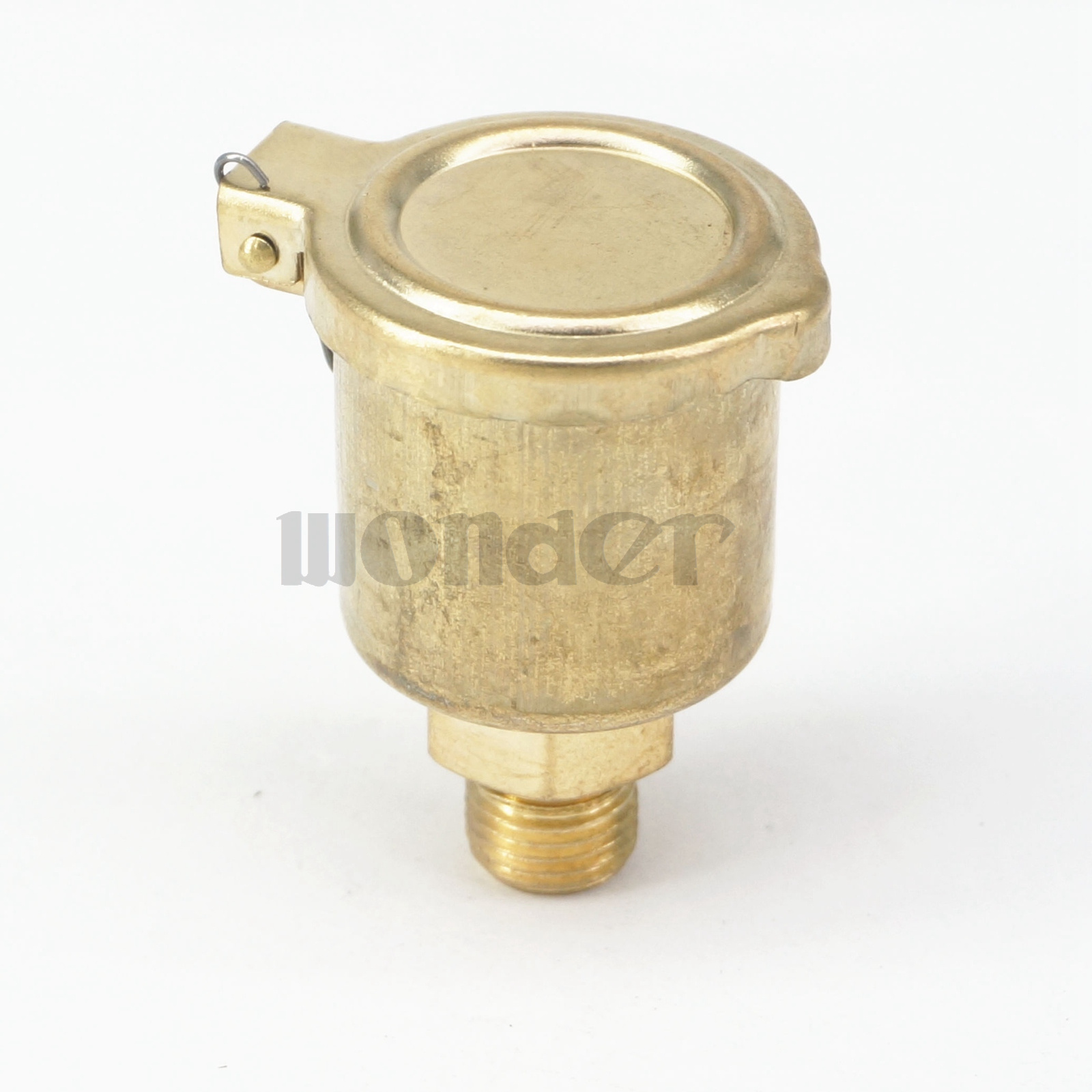 M10 x 1mm Metric 6ml Brass Grease Oil Cup Oiler Spring Cap Hit Miss ...