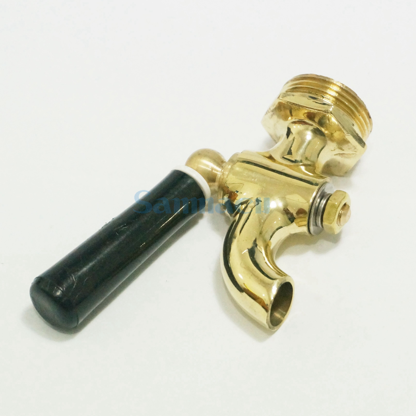 3/4" BSP Male Small-Type Hot Water Tap Antique Brass Handle Faucet For ...