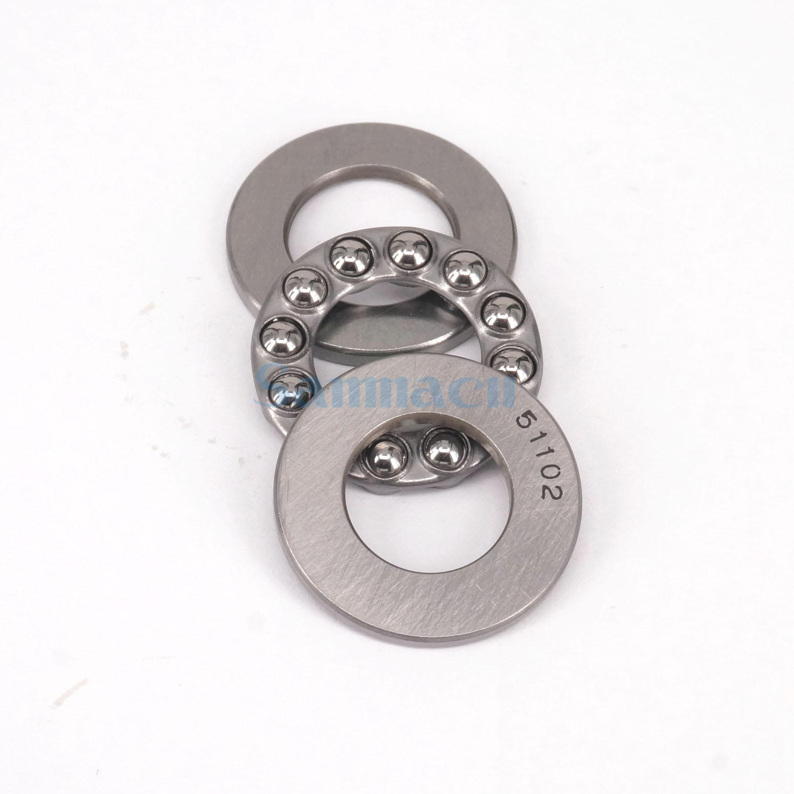 I/D 10mm To 30mm Axial Ball Thrust Bearing Set(2 Steel Races + 1 Cage ...