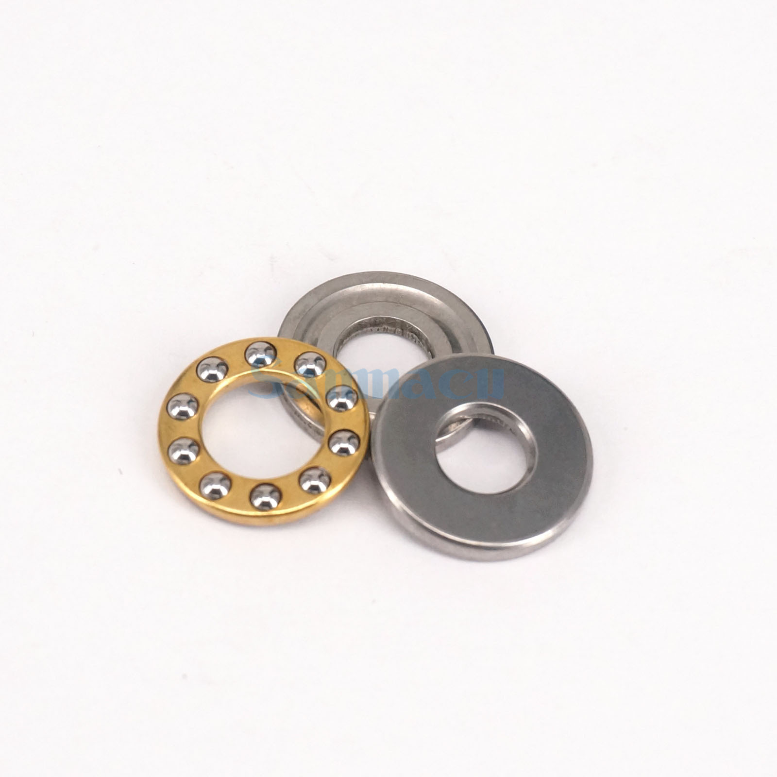 10pcs I/D 3mm To 10mm Miniature Axial Ball Flat Washers Thrust Bearings ...