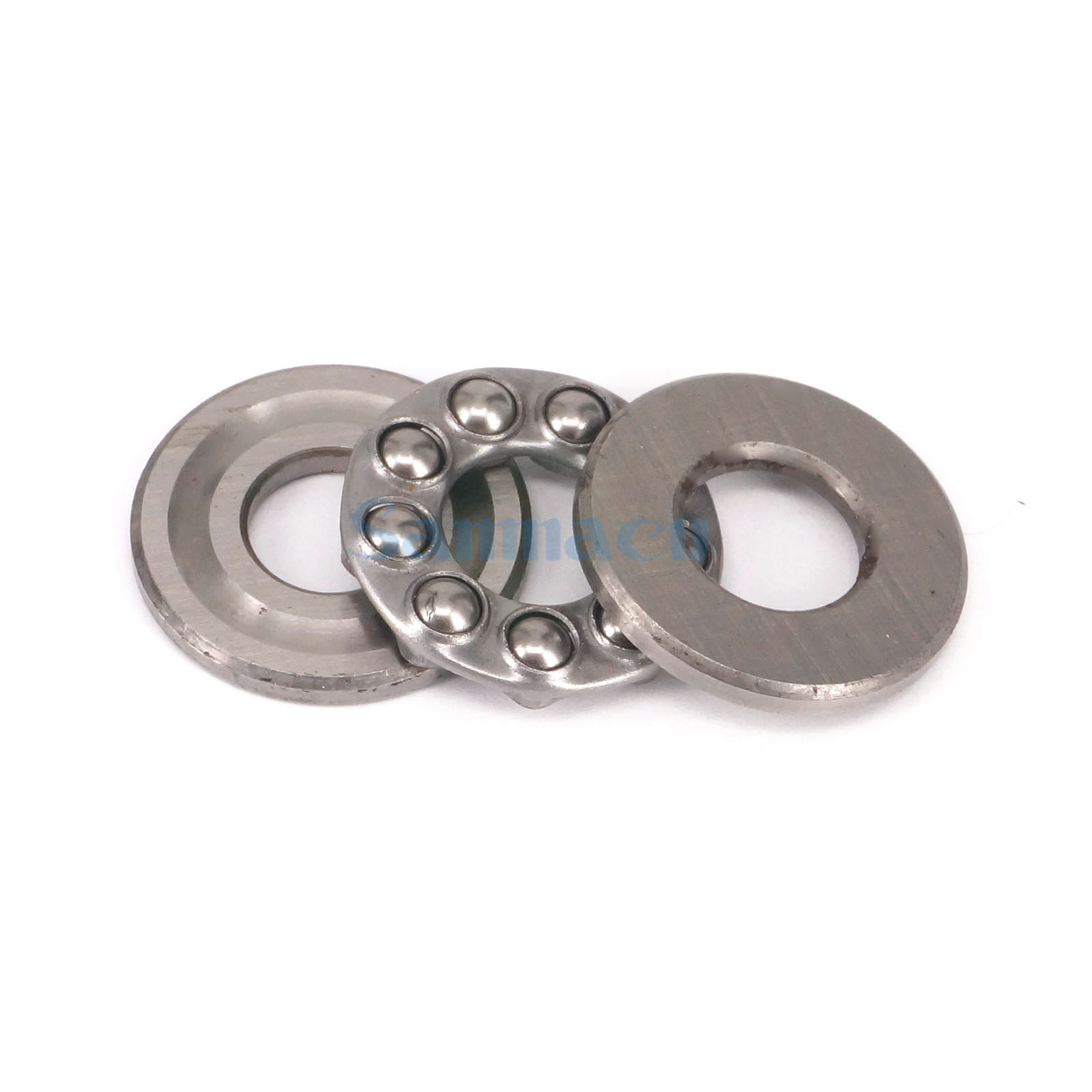 I/D 10mm To 30mm Axial Ball Thrust Bearing Set(2 Steel Races + 1 Cage ...