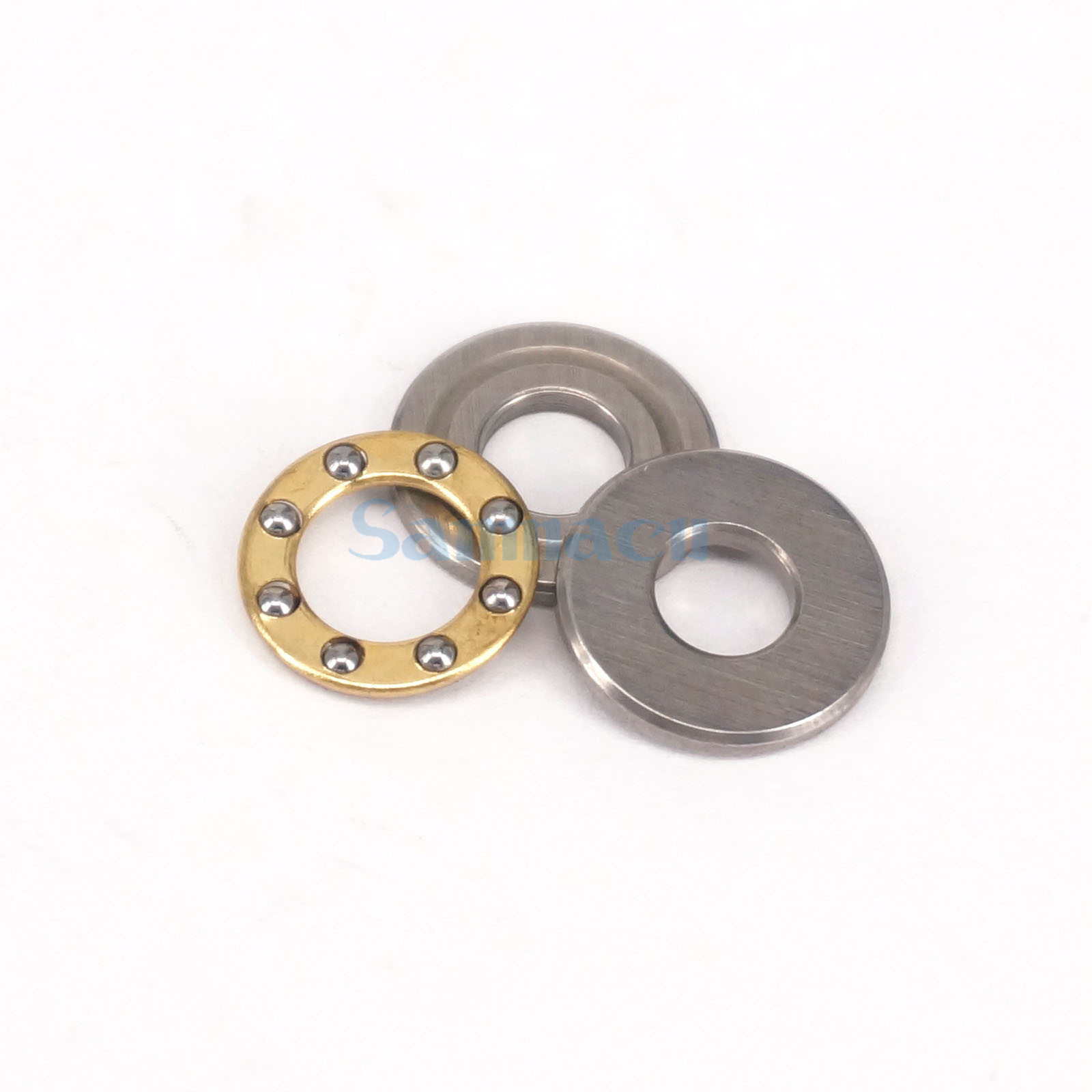 10pcs I/D 3mm To 10mm Miniature Axial Ball Flat Washers Thrust Bearings ...