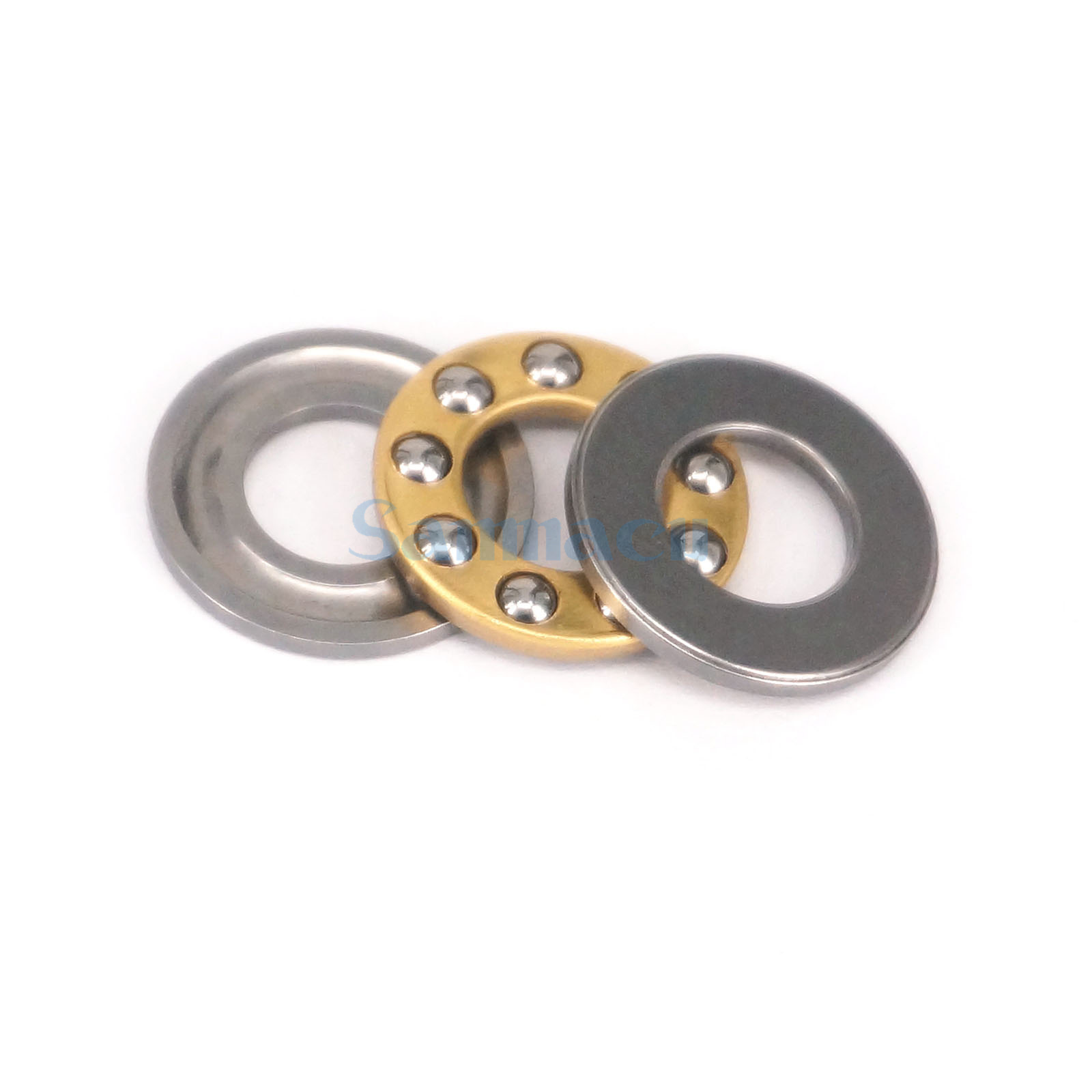 10pcs I/D 3mm To 10mm Miniature Axial Ball Flat Washers Thrust Bearings ...