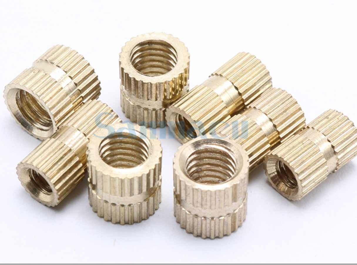 20pcs M4*0.7 M5*0.8 M6*1.0 M8*1.25 Metric Brass Knurl Nuts Fasteners | eBay