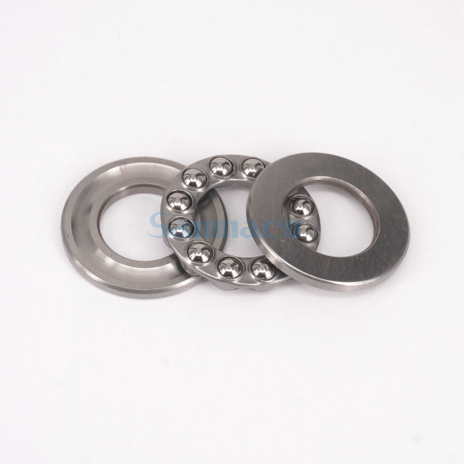 I/D 10mm To 30mm Axial Ball Thrust Bearing Set(2 Steel Races + 1 Cage ...