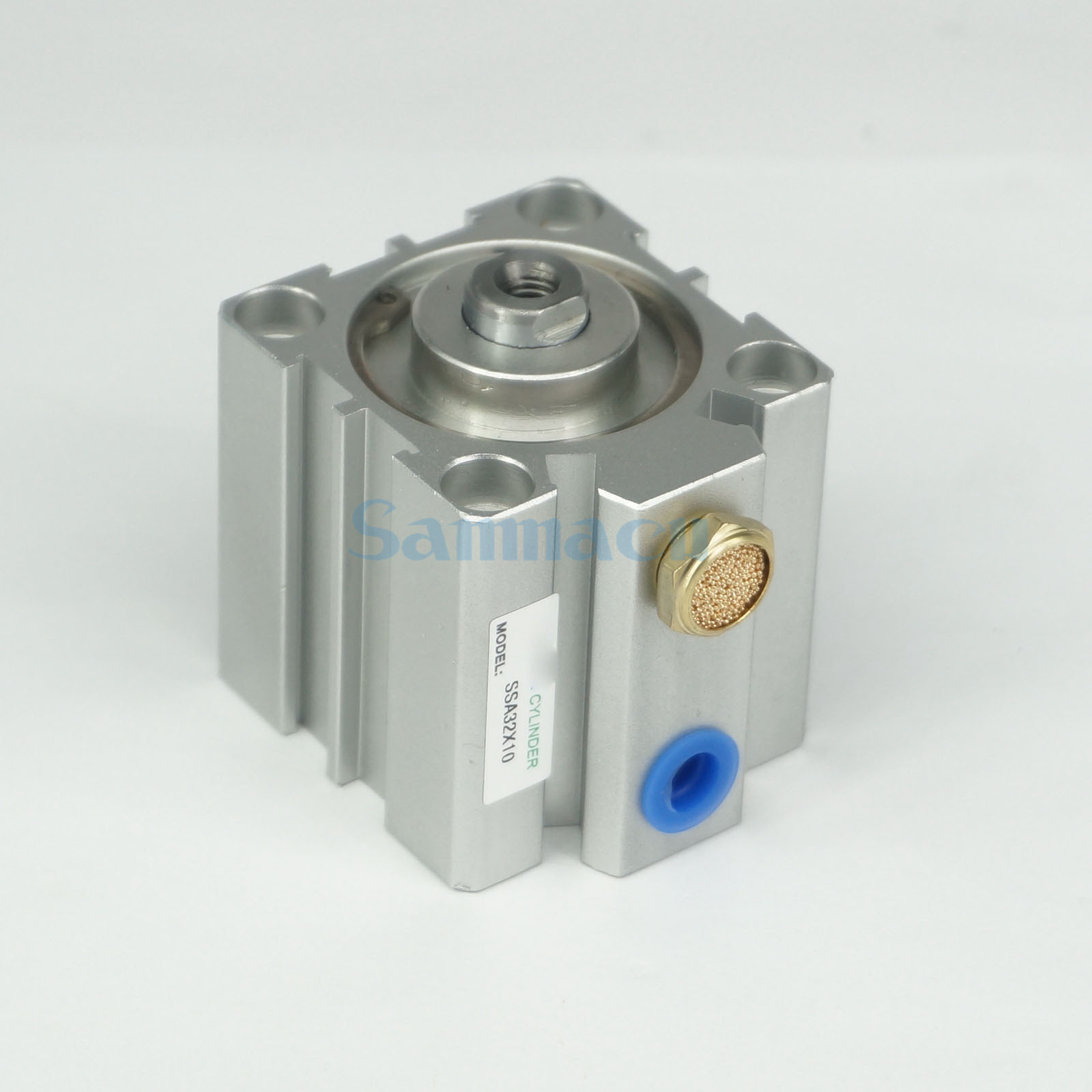 SSA Compact Cylinder Single Acting Push Bore 32-63mm Stroke 5-30mm | eBay