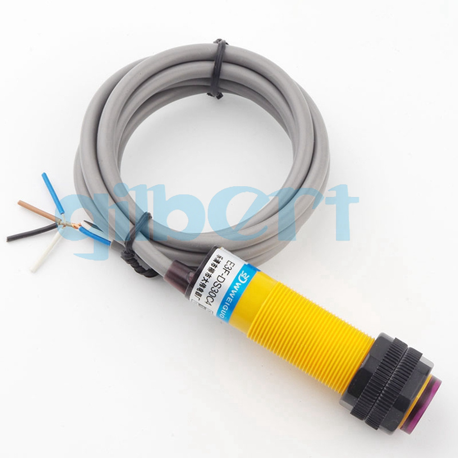 4 Wires NPN NO/NC E3F-DS30C4 Photoelectric Switch Sensor 7-30CM | eBay
